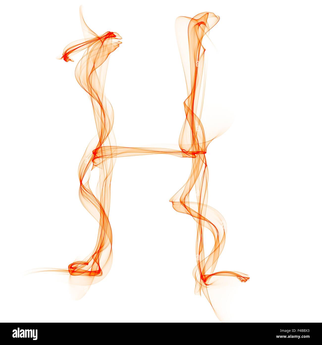 letter made of fire Stock Photo - Alamy