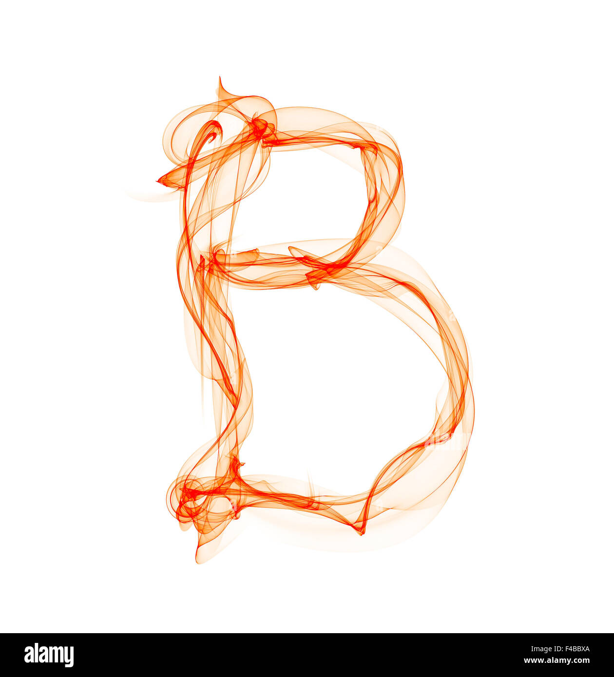 letter made of fire Stock Photo - Alamy