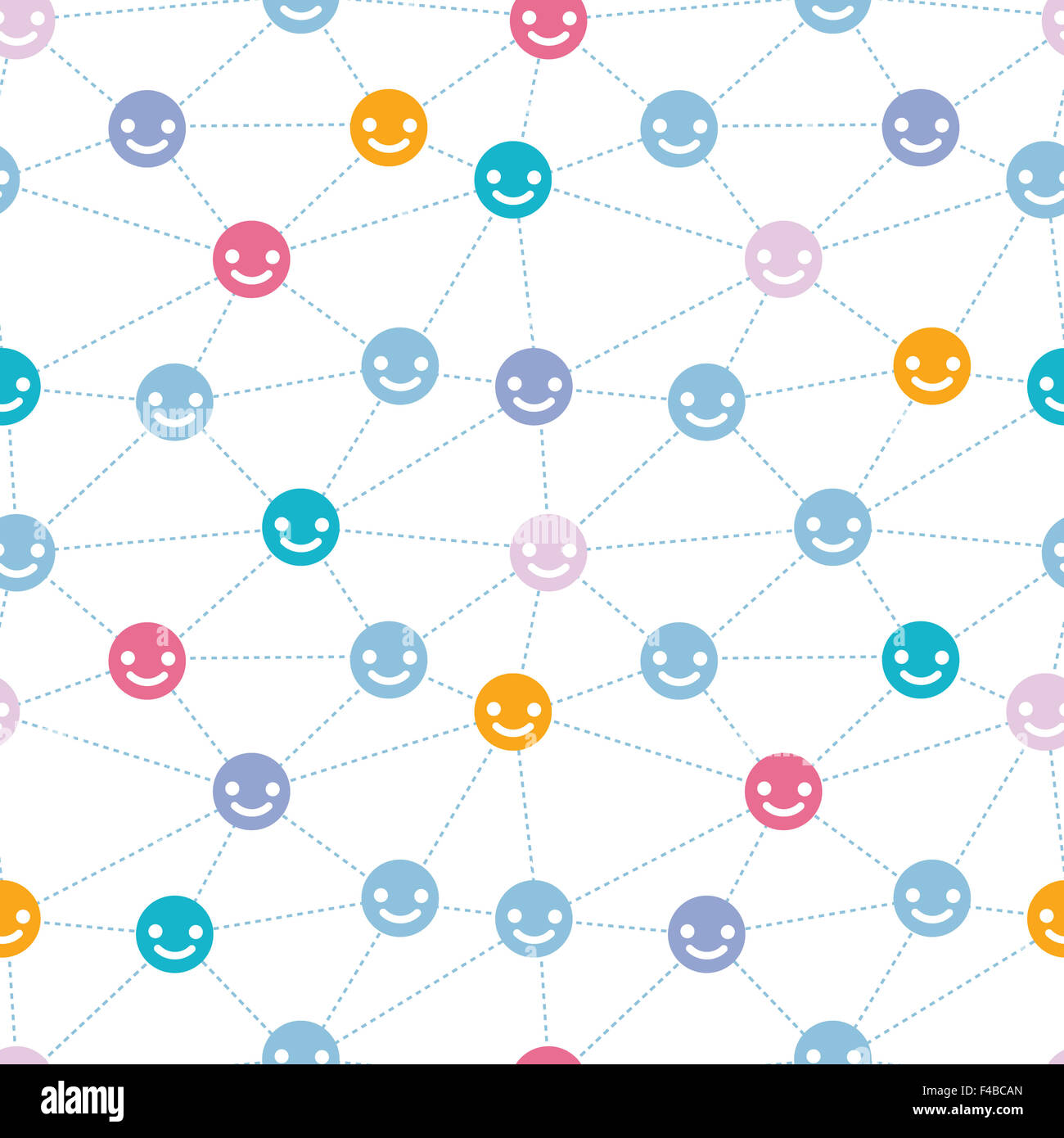 Smiley faces seamless pattern vector hi-res stock photography and ...