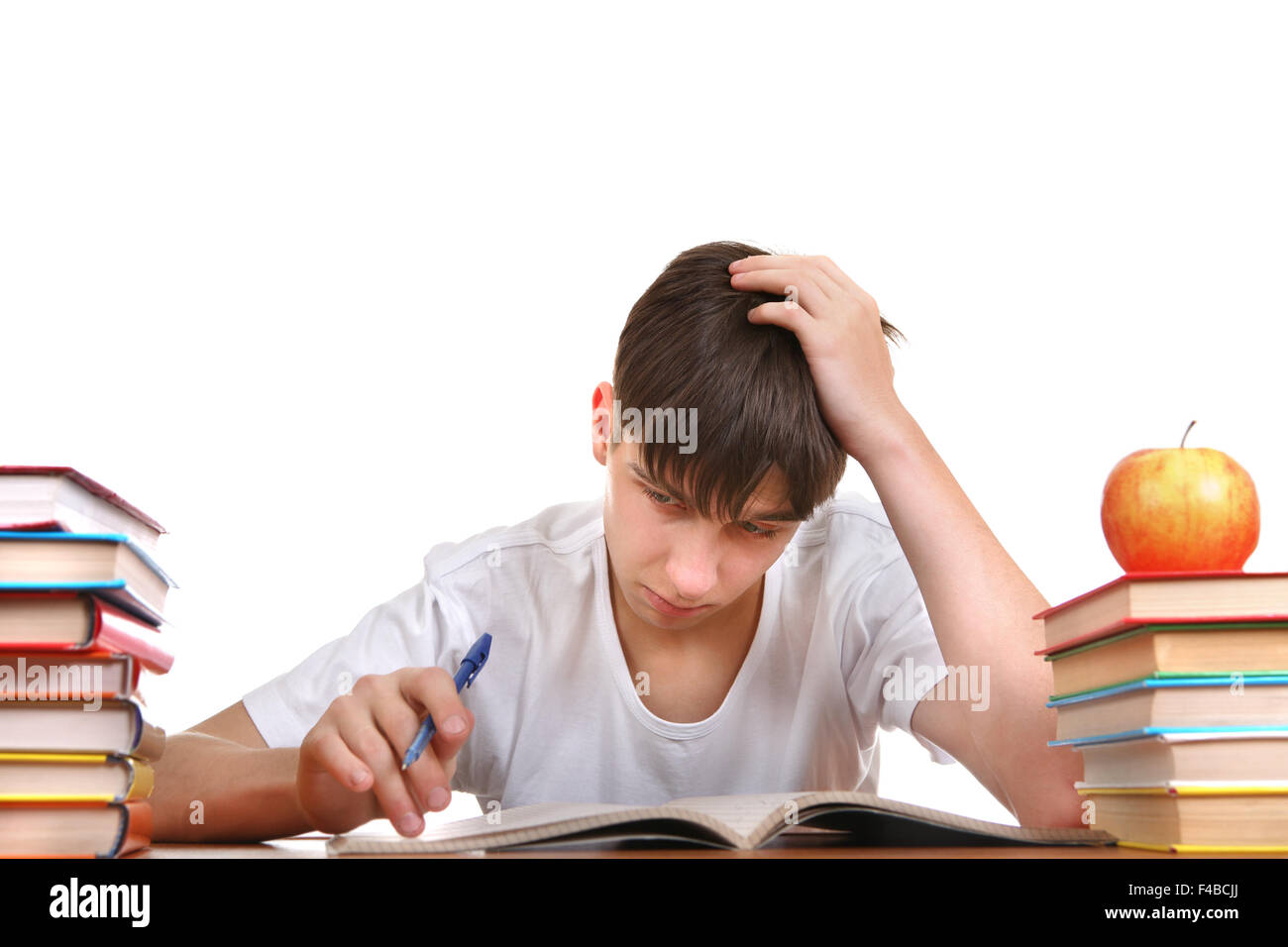 Tired student hi-res stock photography and images - Alamy
