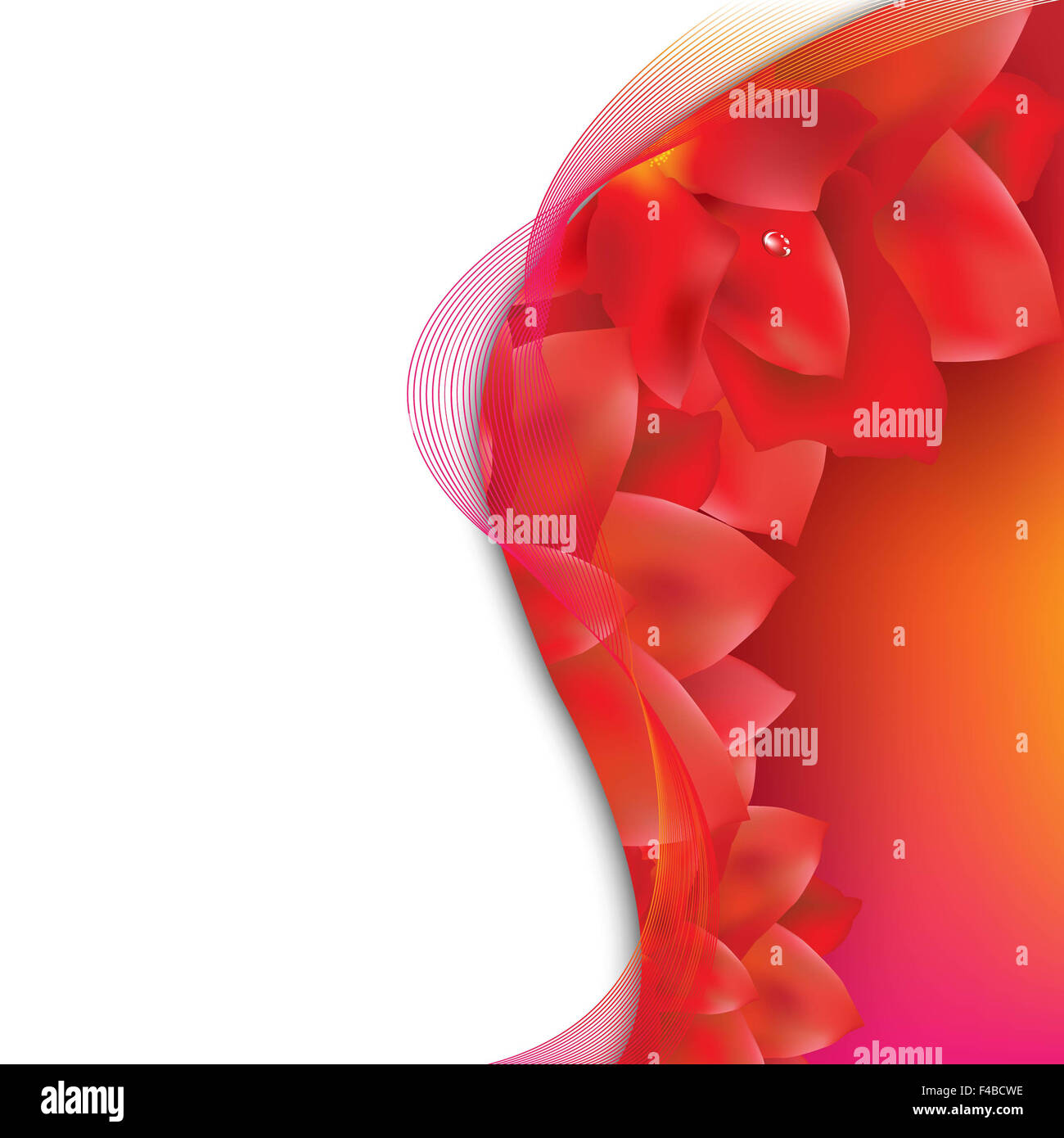 Card with pink flowers hi-res stock photography and images - Alamy