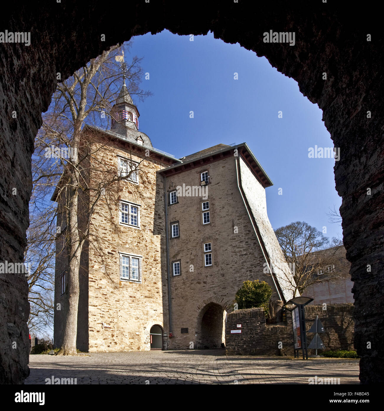 The Upper Castle in Siegen in Germany Stock Photo - Alamy