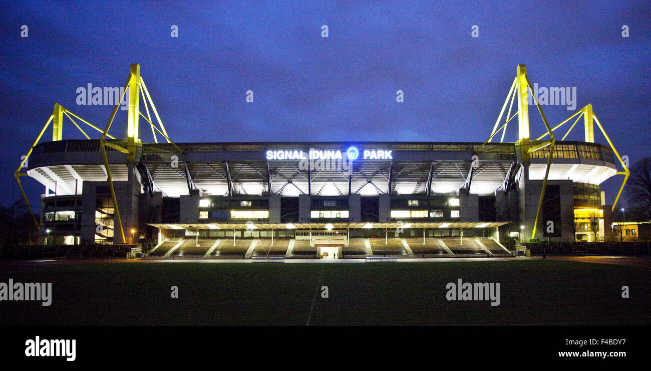 Soccer stadium of Borussia Dortmund, Germany Stock Photo - Alamy