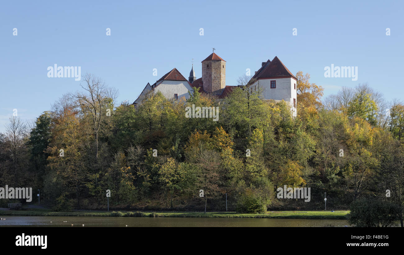 Bad Iburg castle in autumn, Germany Stock Photo - Alamy