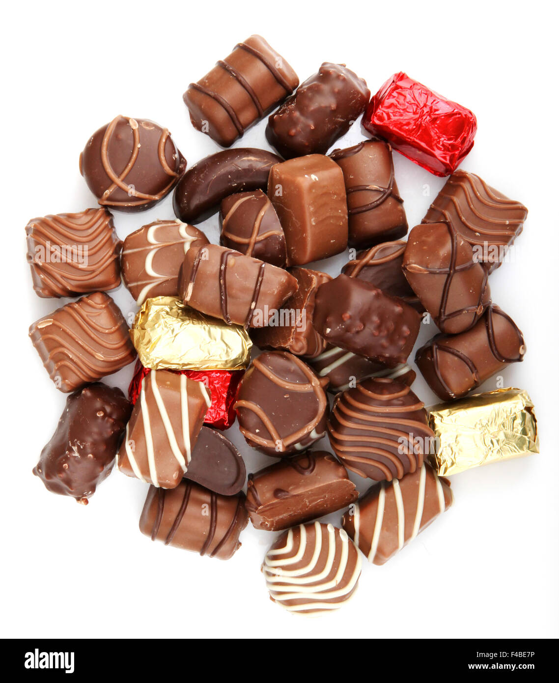 Assorted Fine Chocolates Stock Photo - Alamy