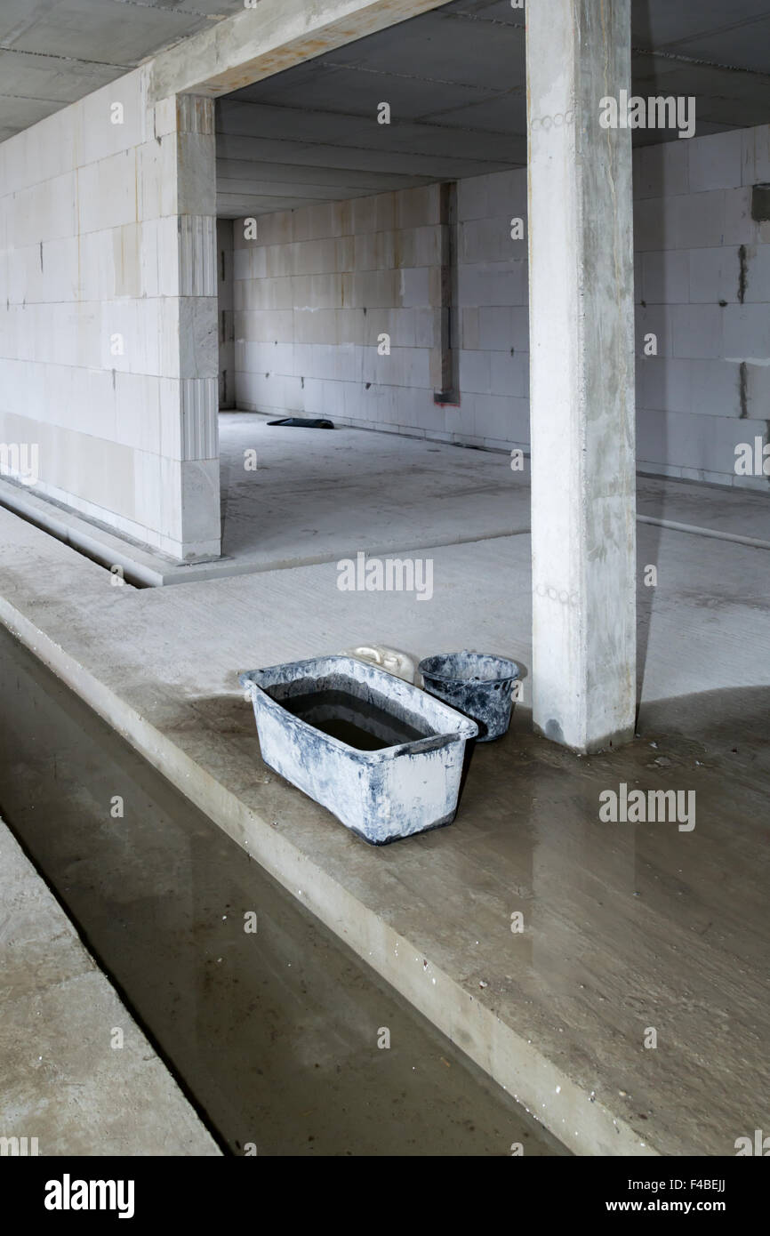 Empty under construction room hi-res stock photography and images - Alamy