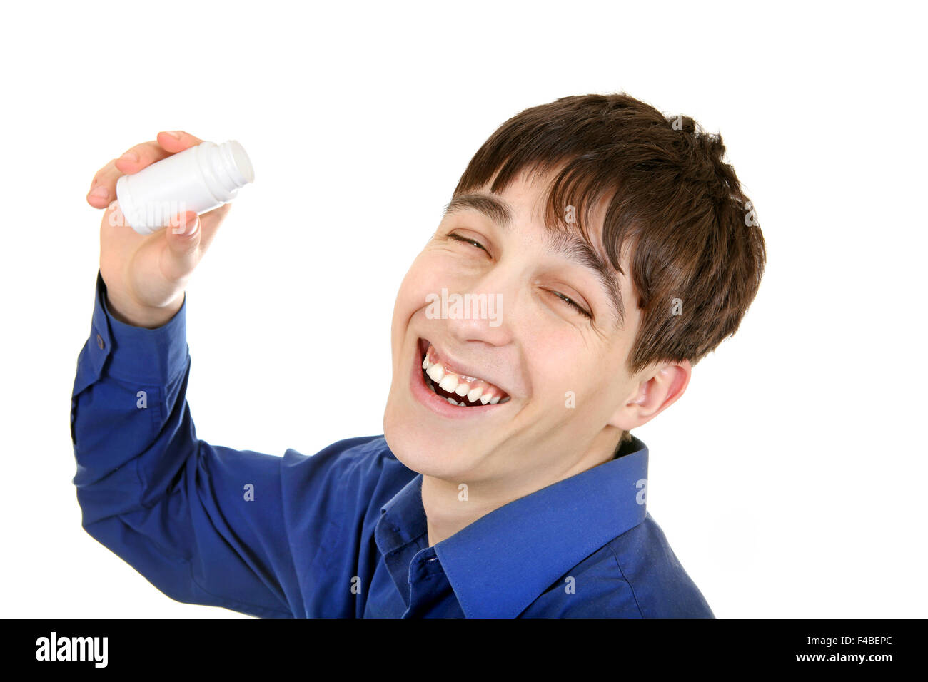 Young Man take a Cure Stock Photo - Alamy
