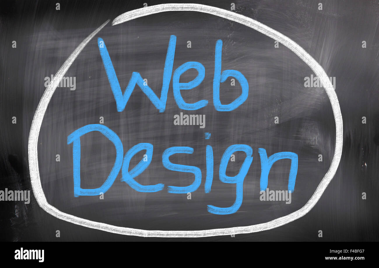 Web Design Concept Stock Photo - Alamy