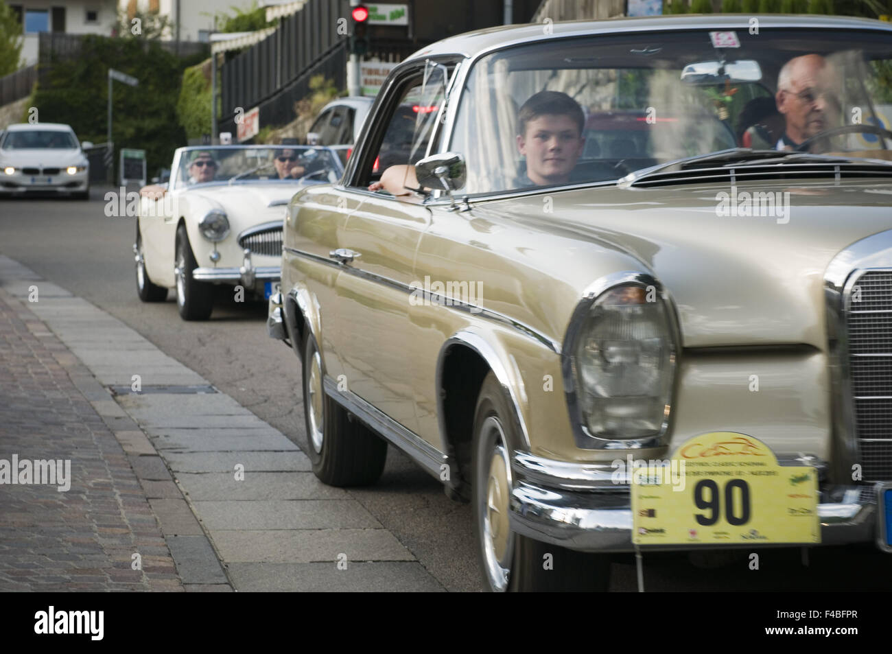 south tyrol classic cars DAIMLER BENZ 300 SEC Stock Photo - Alamy