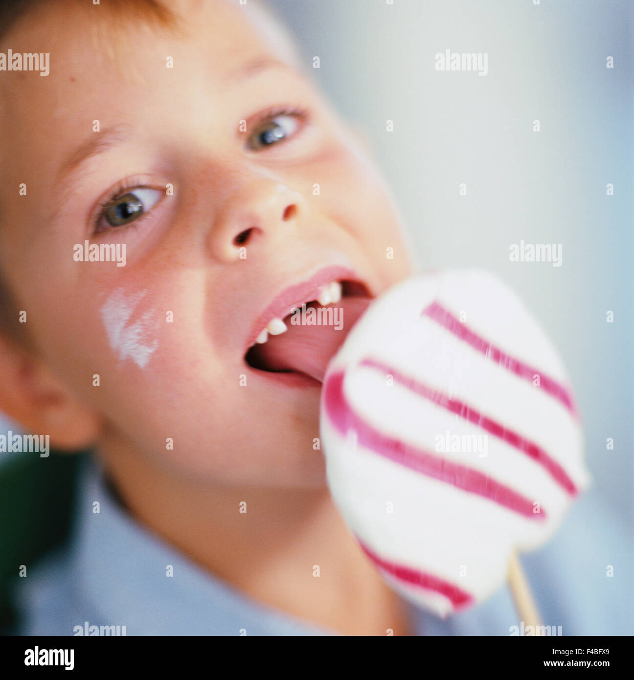 boys candy children only color image eating elementary age enjoying ...