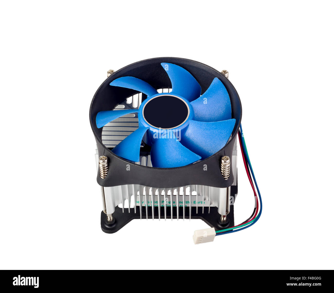 Computer cpu cooler close Cut Out Stock Images & Pictures - Alamy