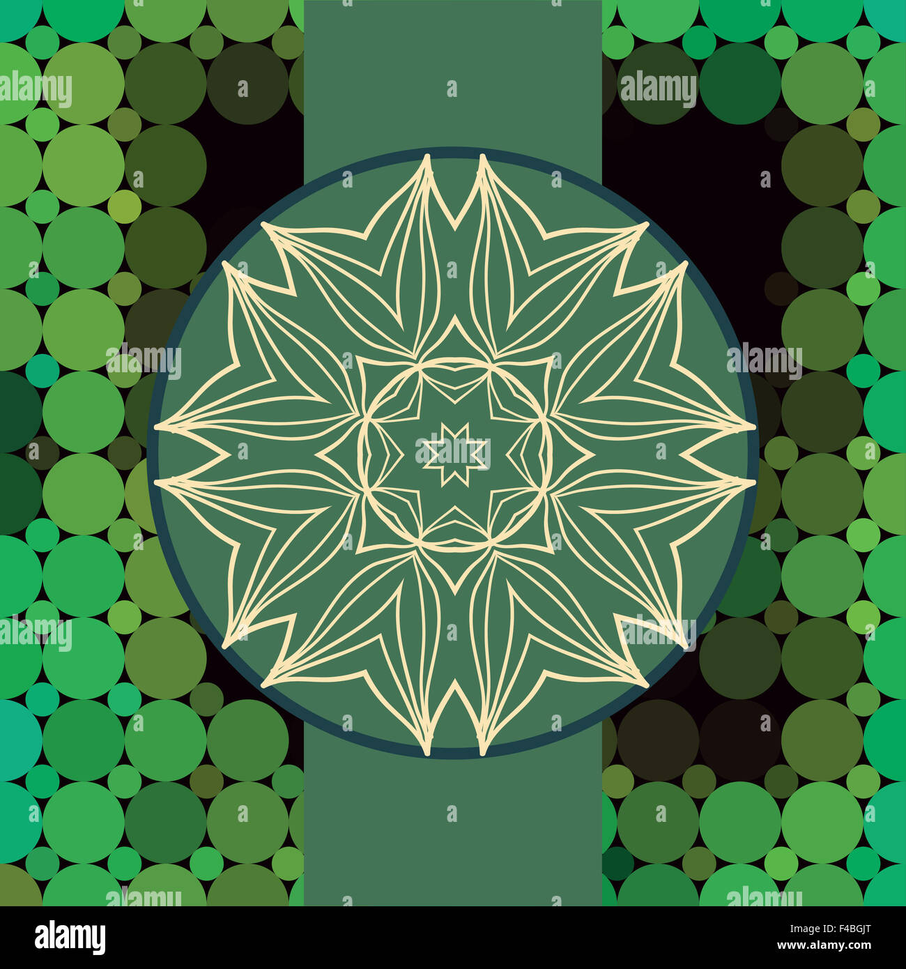 mandala triangle vector Stock Photo - Alamy