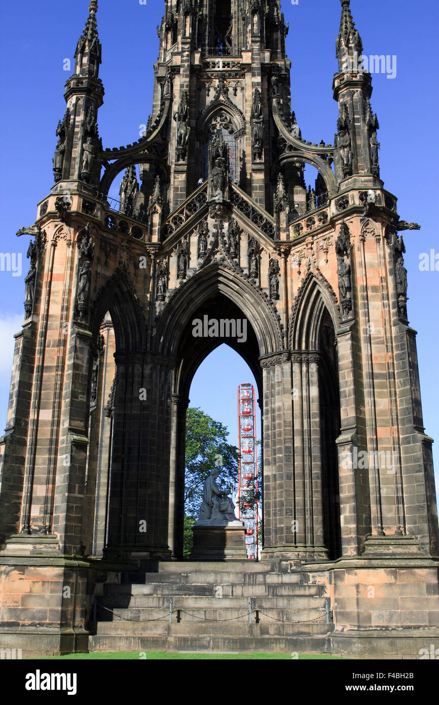 The Scott Monument in Edinburgh, Scotland Stock Photo - Alamy