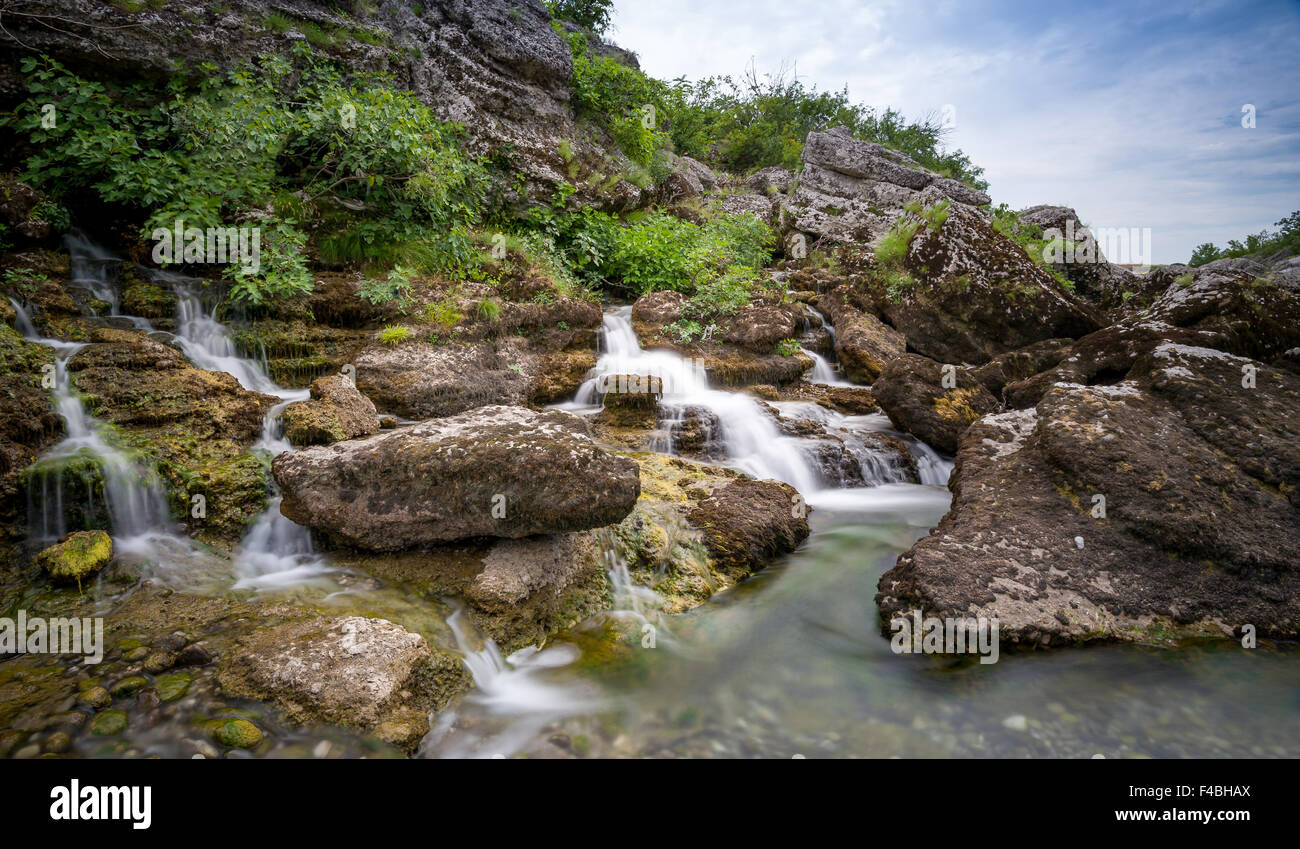 Cijevna river canyon Stock Photo - Alamy