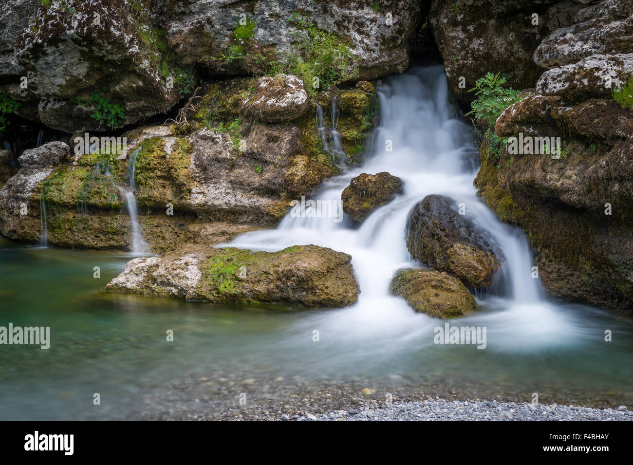 Waterfall of Cijevna river Stock Photo - Alamy