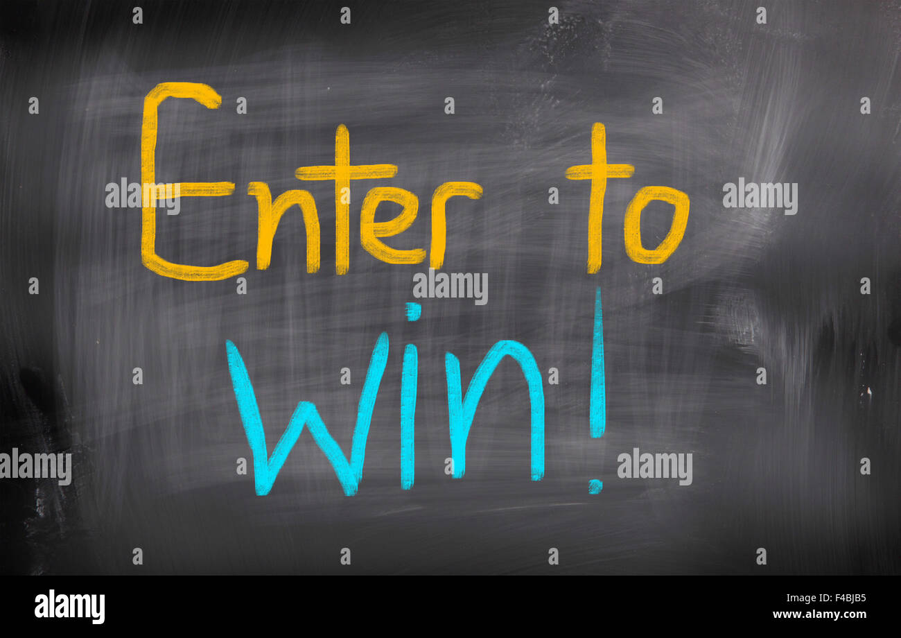 Enter To Win Concept Stock Photo - Alamy