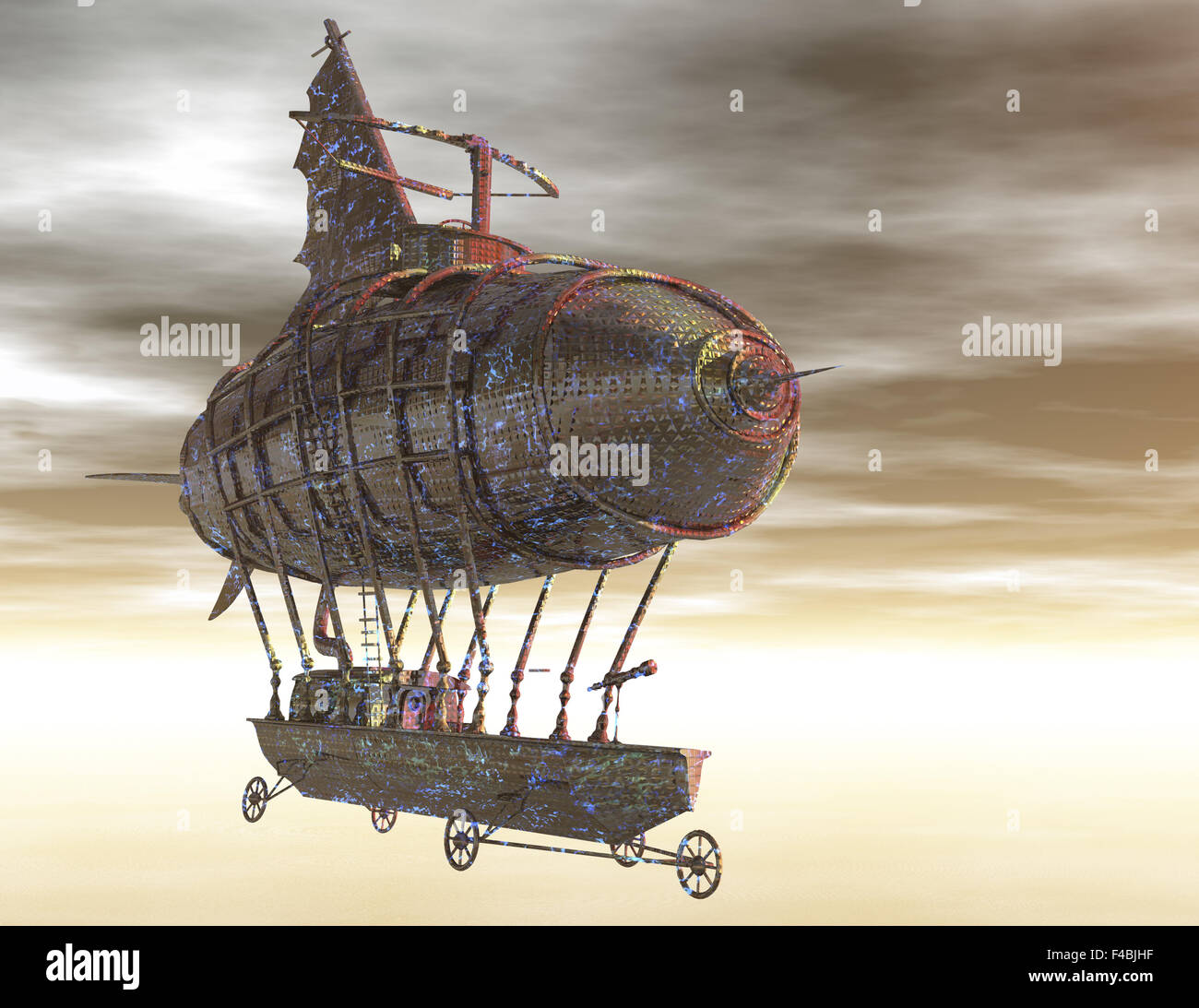 Steampunk War Zeppelin