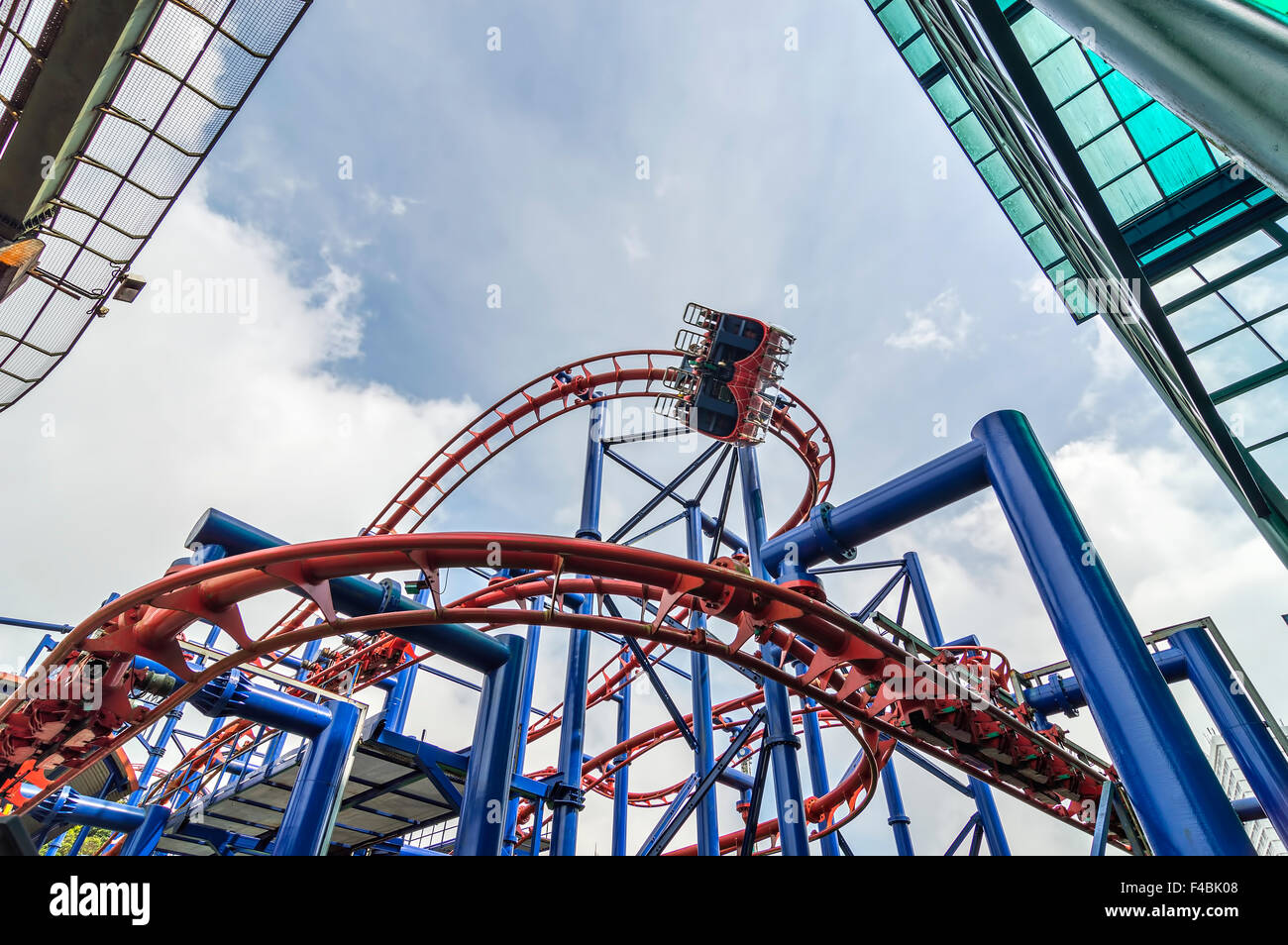 Roller coaster track hi-res stock photography and images - Alamy