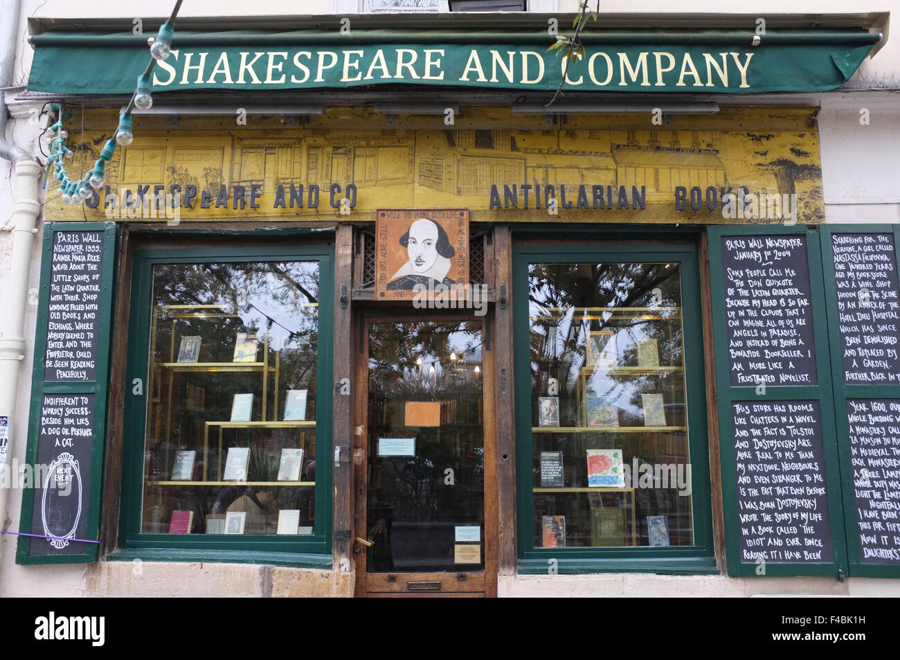 Shakespeare and Company, Paris Stock Photo - Alamy