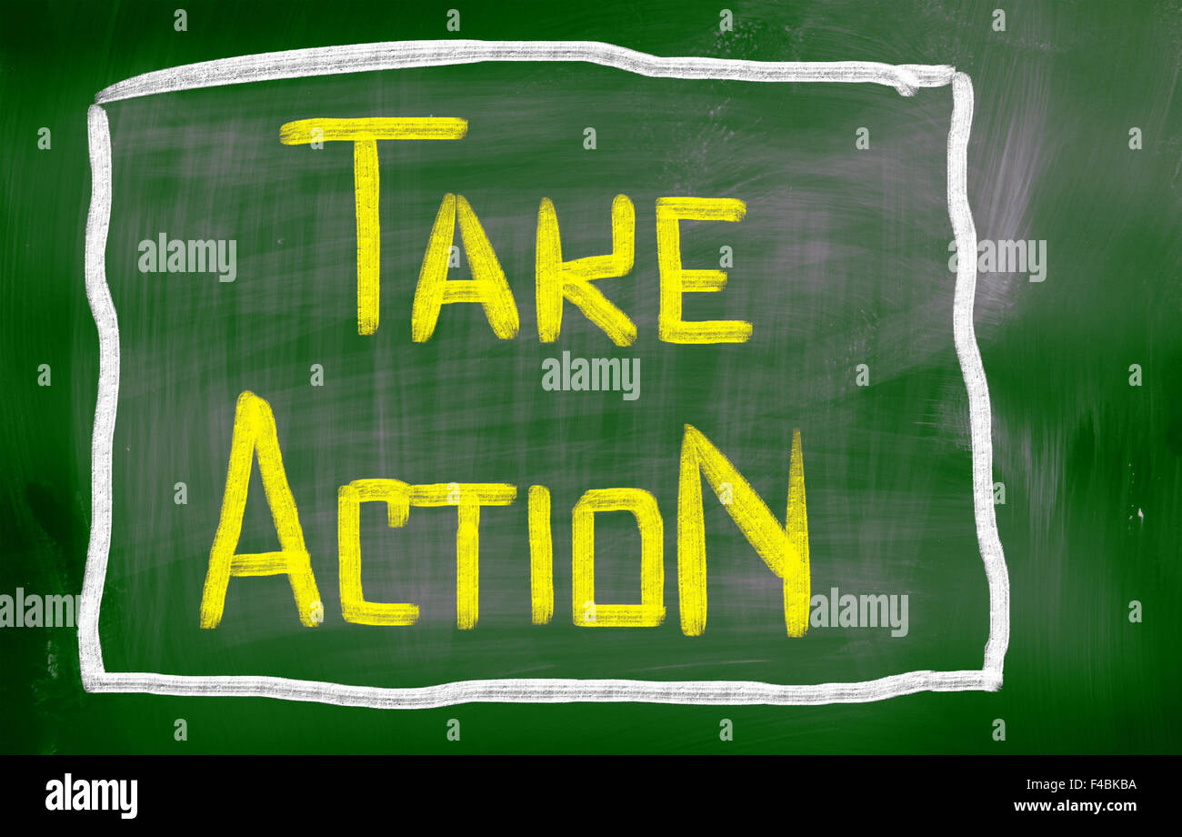 Take Action Concept Stock Photo - Alamy