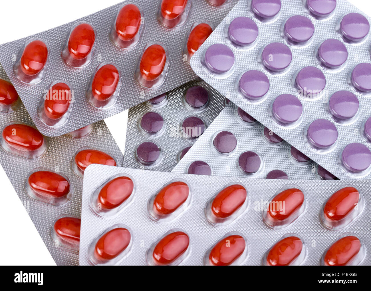 Medicine pills packed in blisters Stock Photo - Alamy