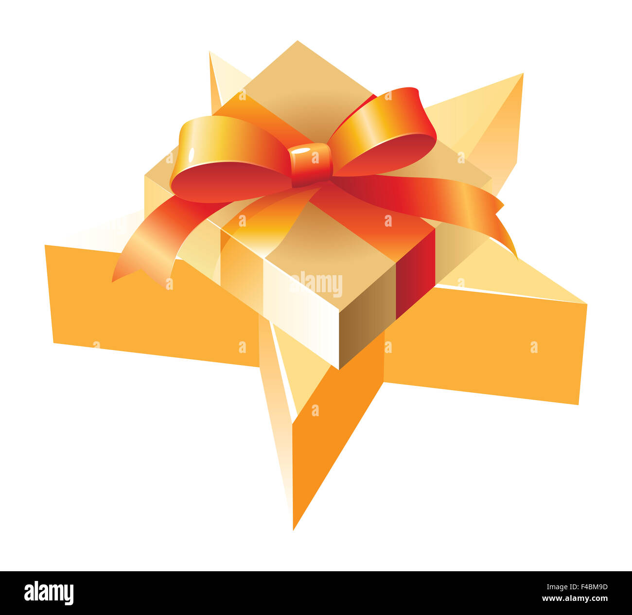 Gift and star Stock Photo - Alamy