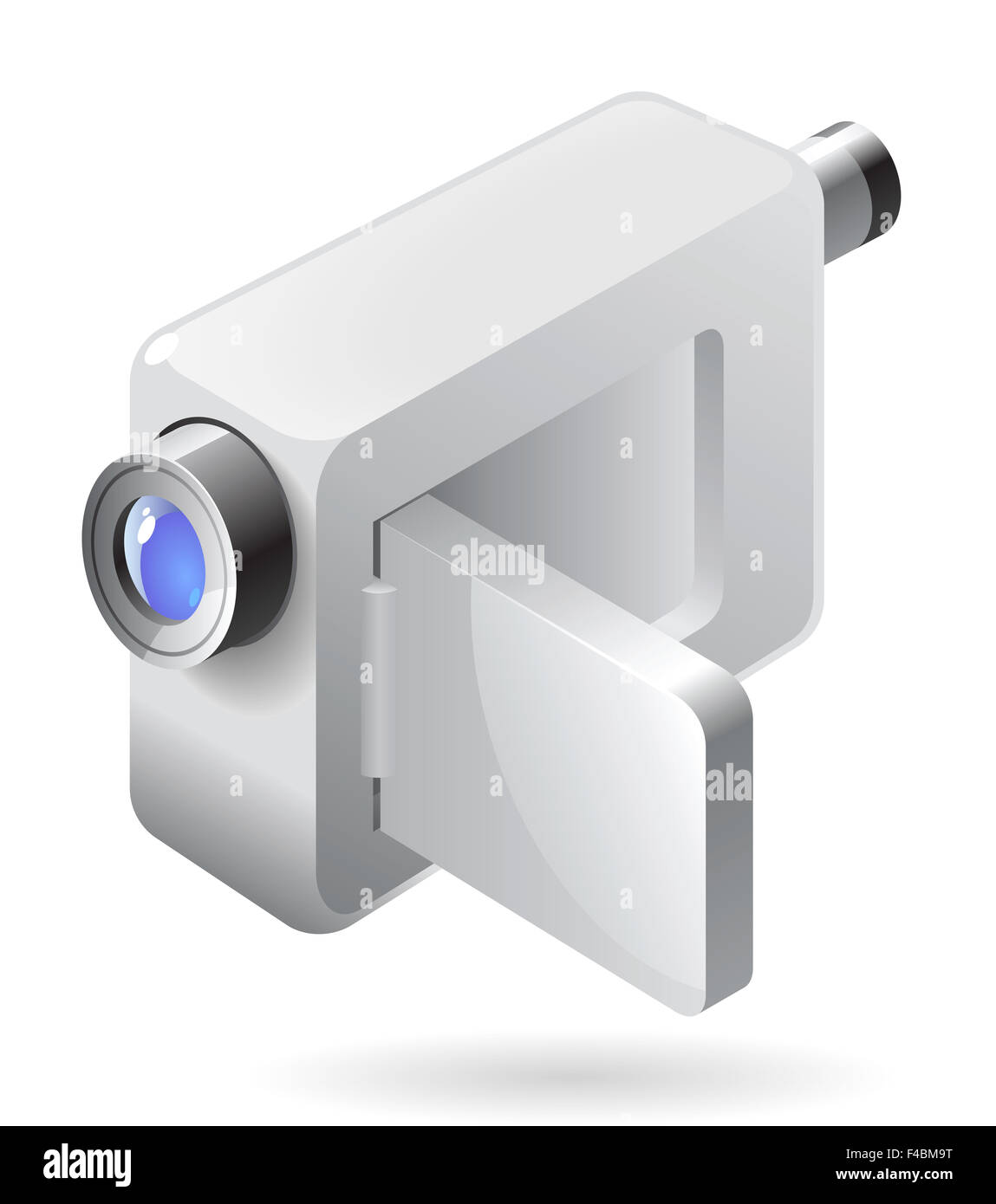Isometric icon of video camera Stock Photo - Alamy