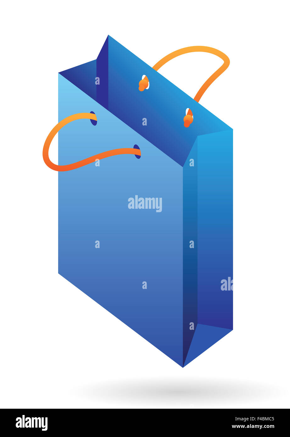 Isometric bag shopping Cut Out Stock Images & Pictures - Alamy