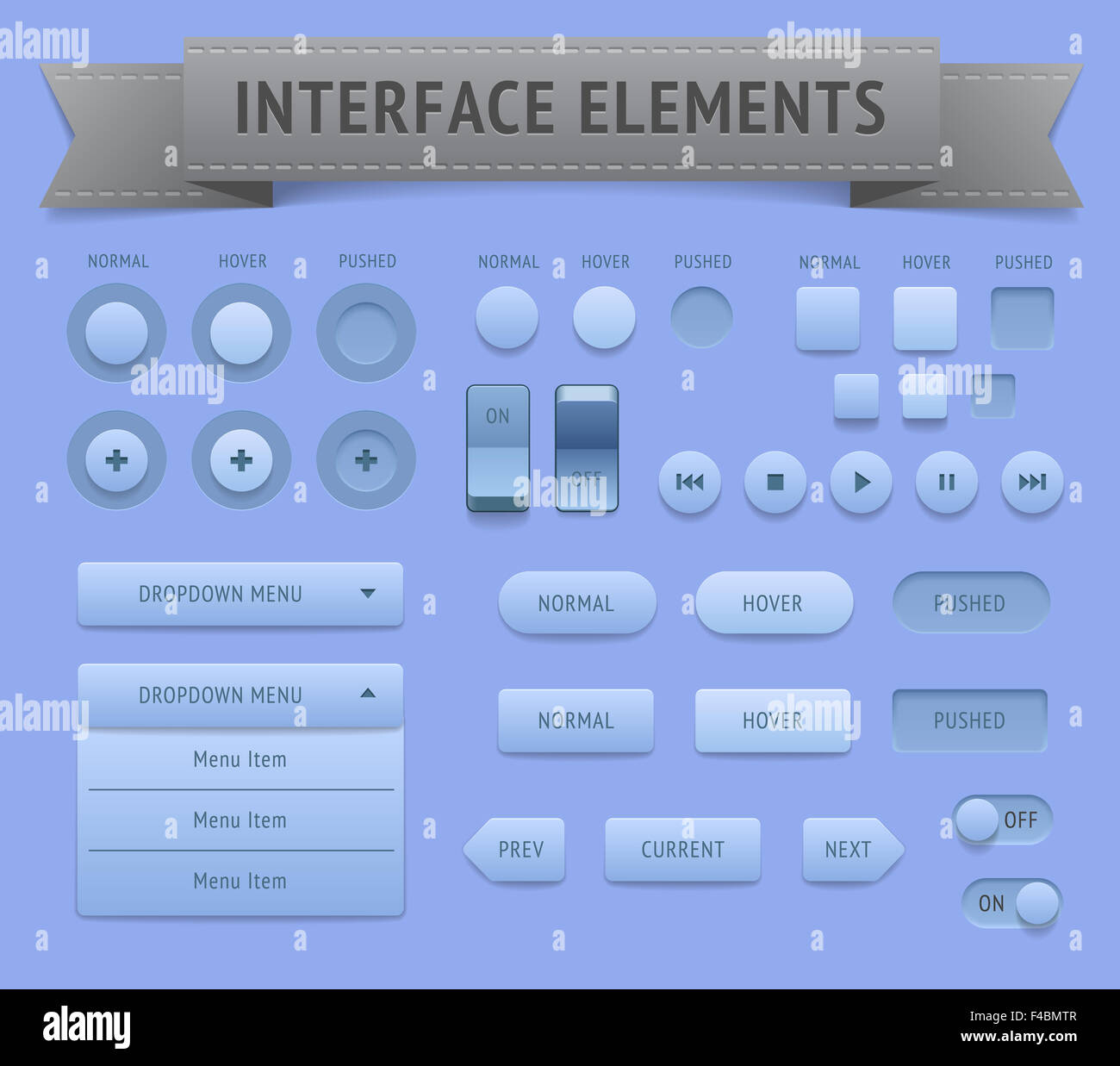 User interface elements Stock Photo - Alamy