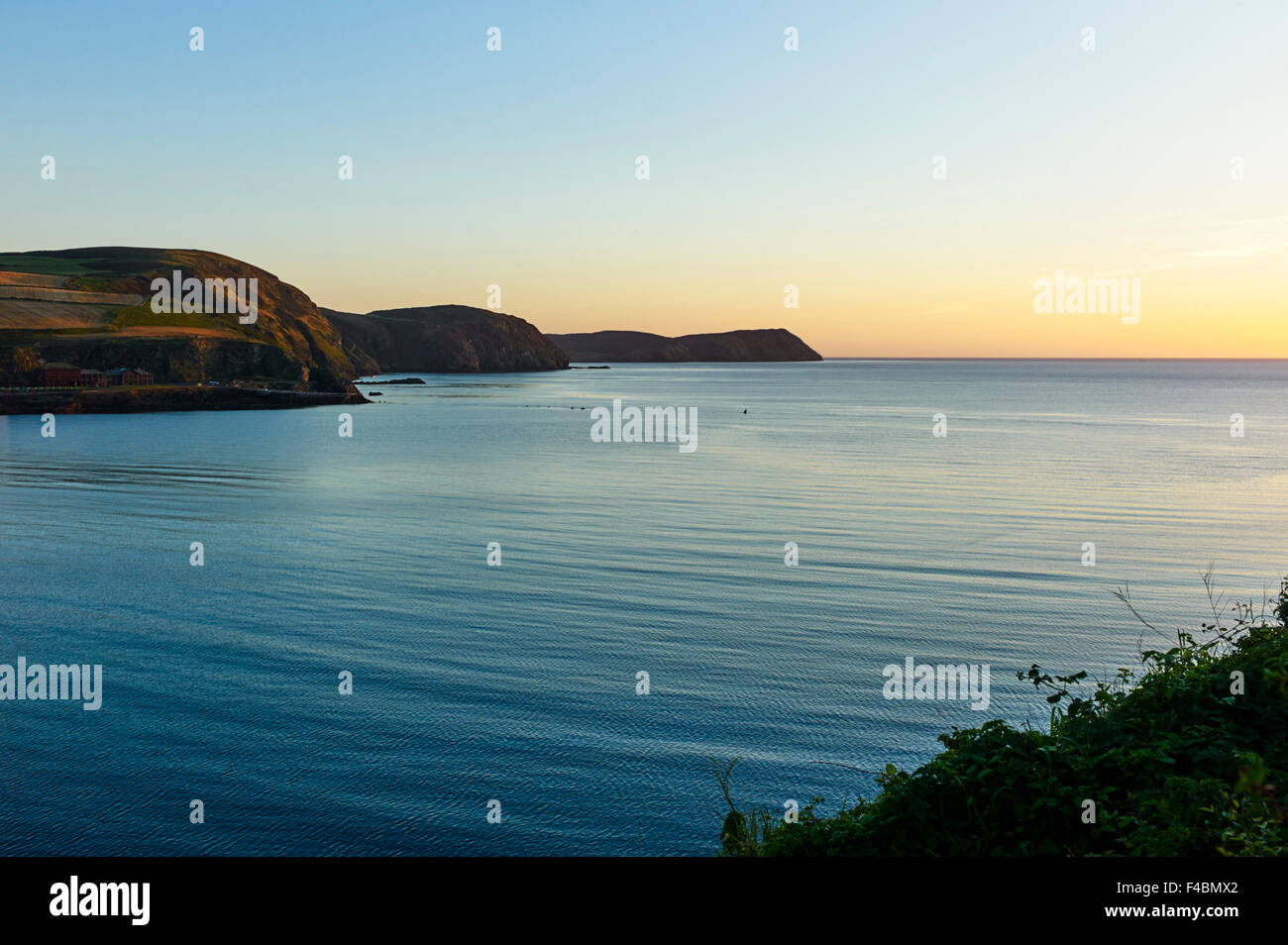Port Erin bay looking towards Calf of Man Stock Photo - Alamy