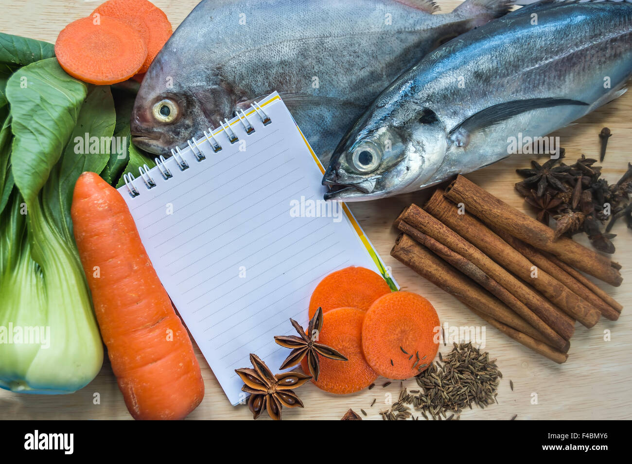 Note for recipe Stock Photo - Alamy