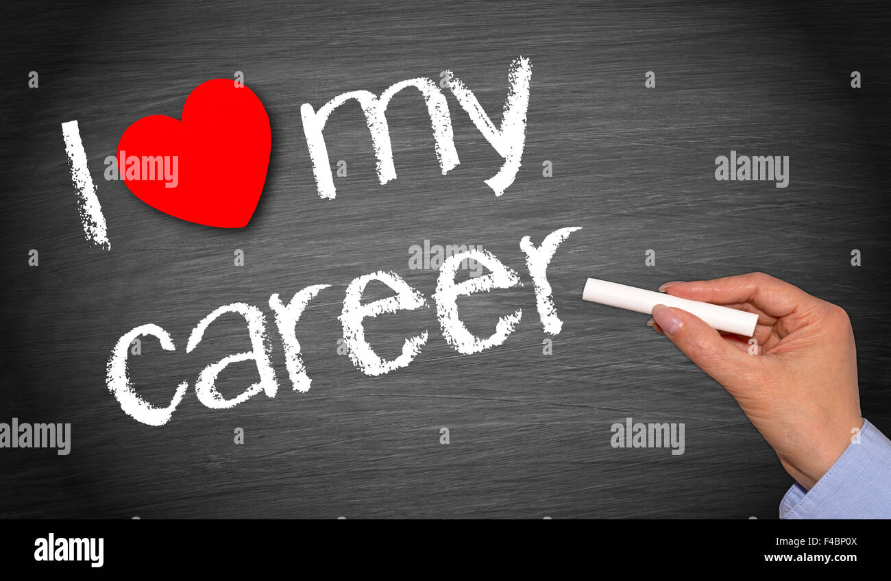 I love my career Stock Photo - Alamy