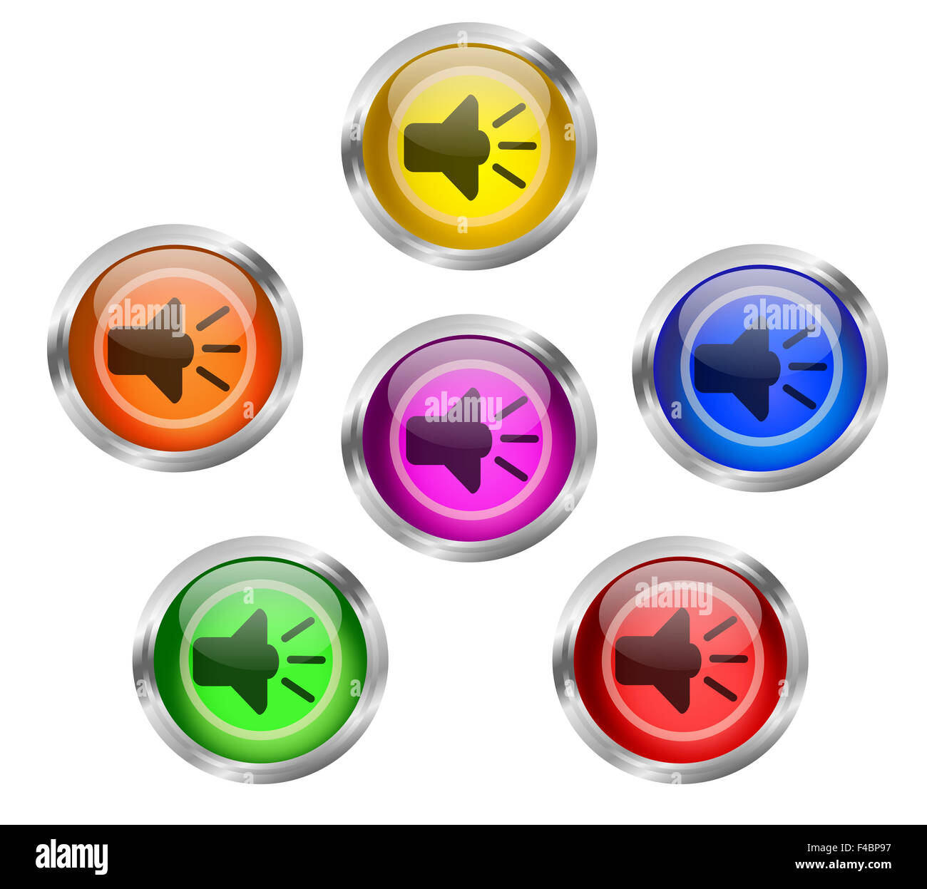 Loud speaker icon hi-res stock photography and images - Alamy