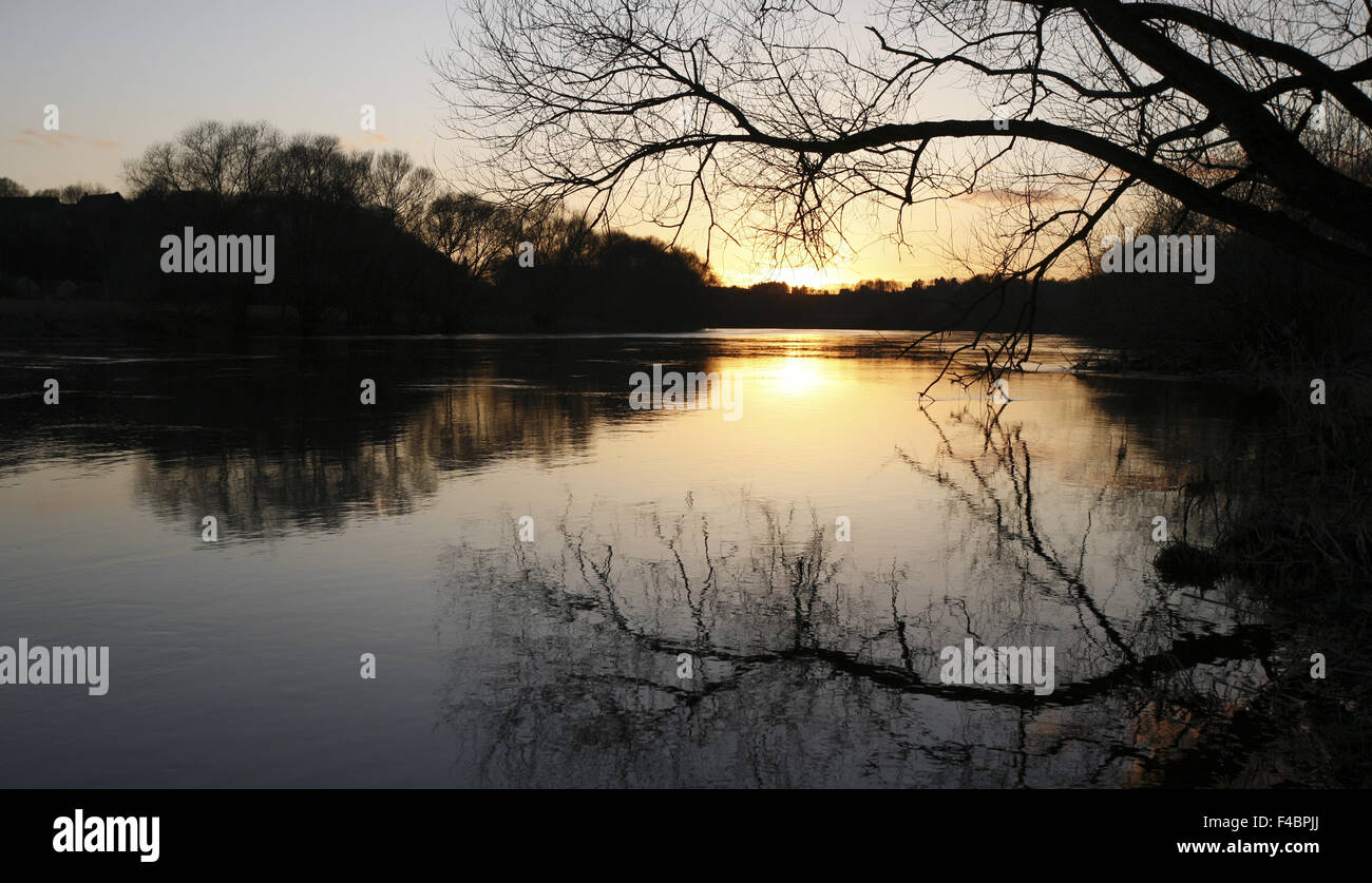 The river Ruhr, Witten, Germany Stock Photo - Alamy