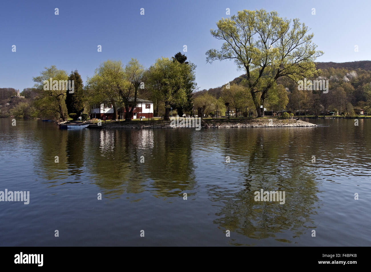 The river Ruhr, Witten, Germany Stock Photo - Alamy