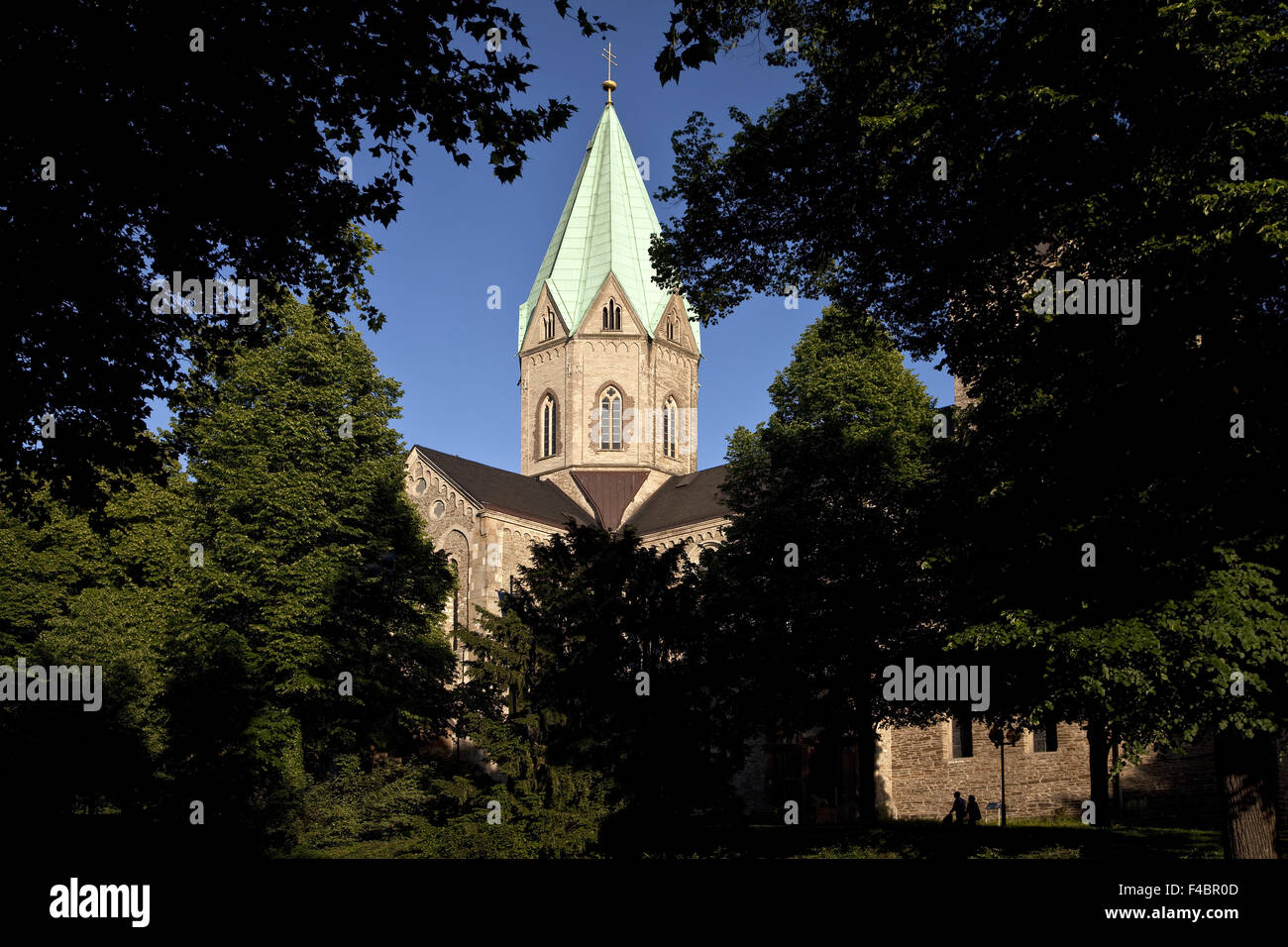 Werden convent church, Essen, Germany Stock Photo - Alamy