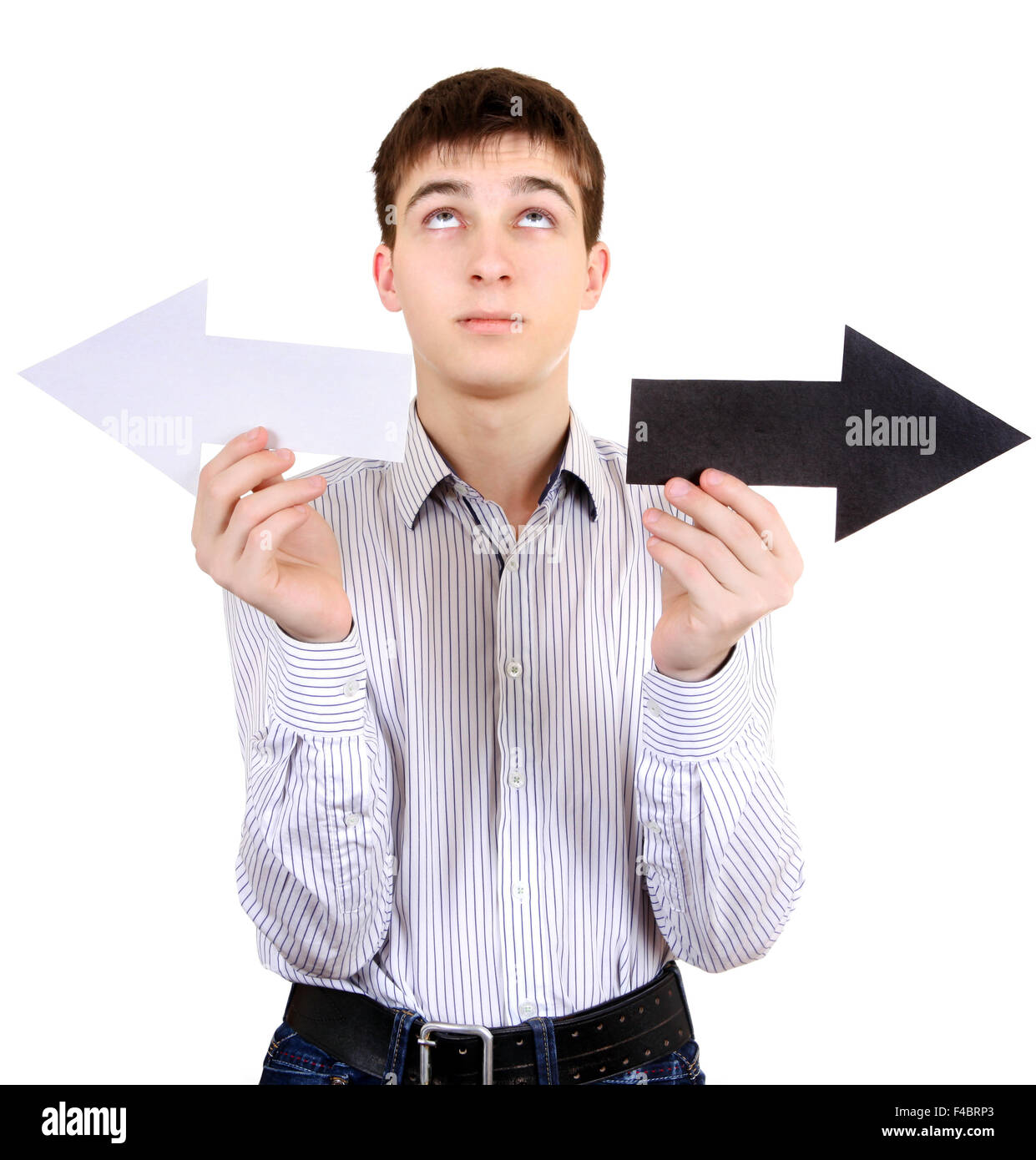 Two men holding arrows hi-res stock photography and images - Alamy