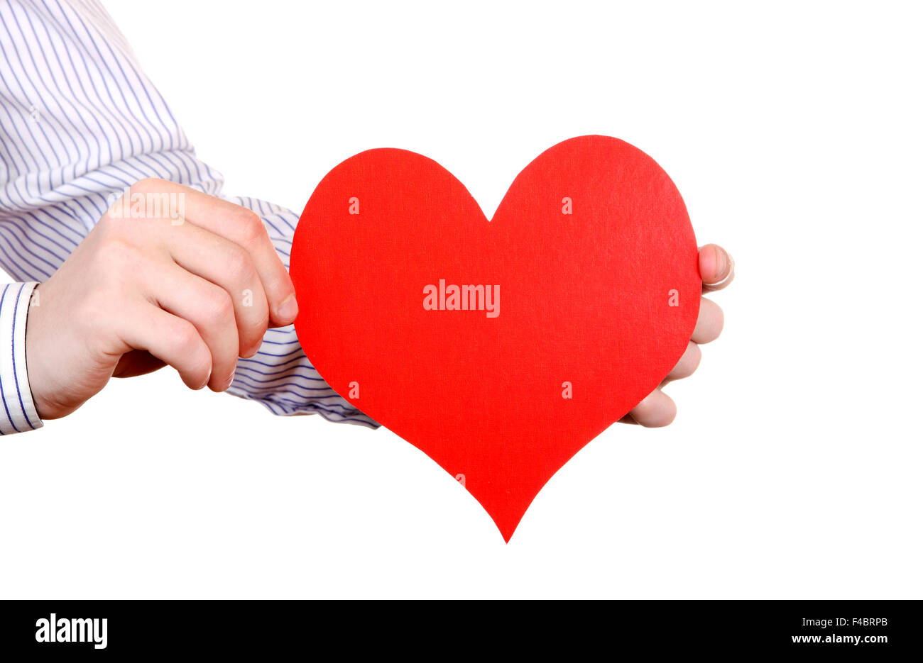 Person holds red heart hi-res stock photography and images - Alamy