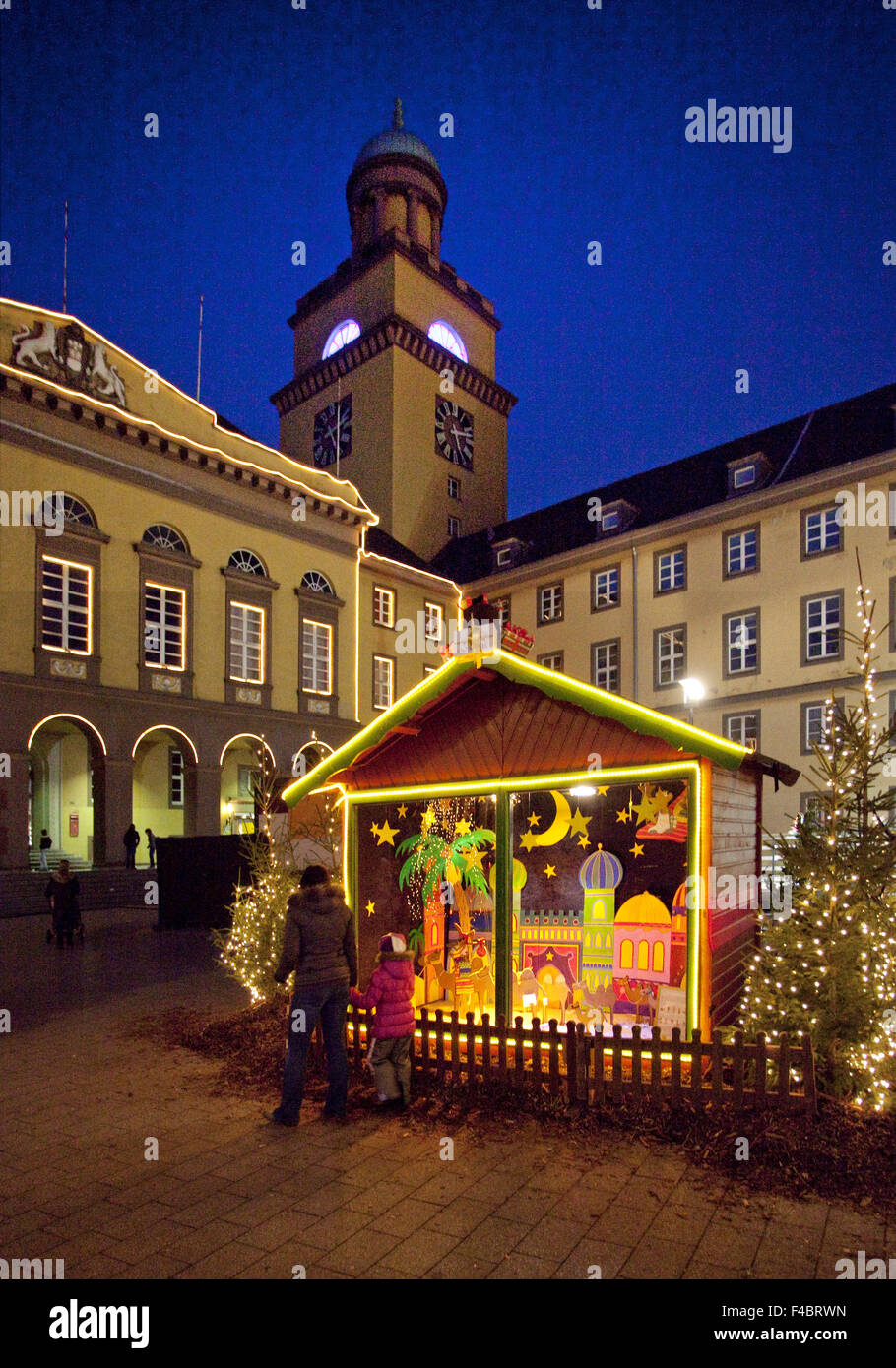 Christmas Market, Witten, Germany Stock Photo - Alamy