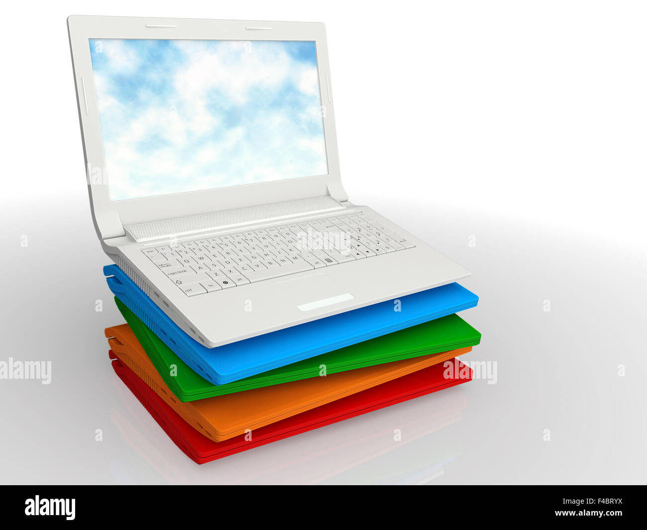 Set modern notebook Stock Photo - Alamy