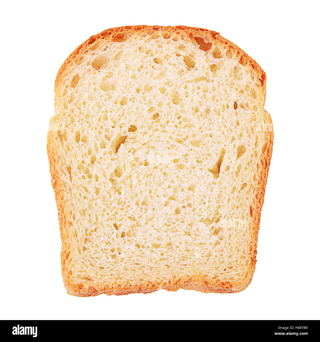 Toast fried closeup isolated on white Stock Photo - Alamy