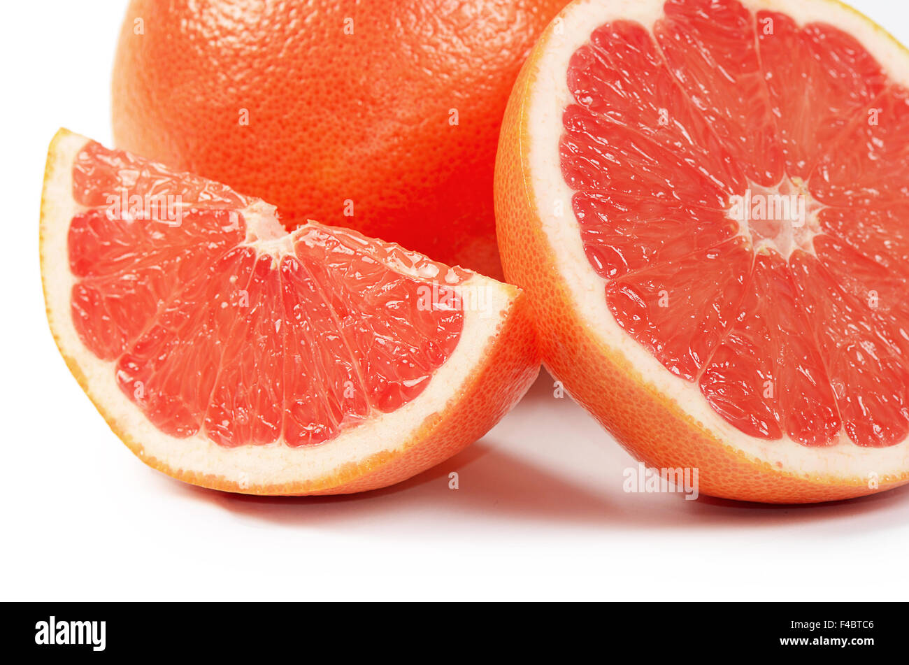 Bright grapefruit isolated on white background Stock Photo - Alamy