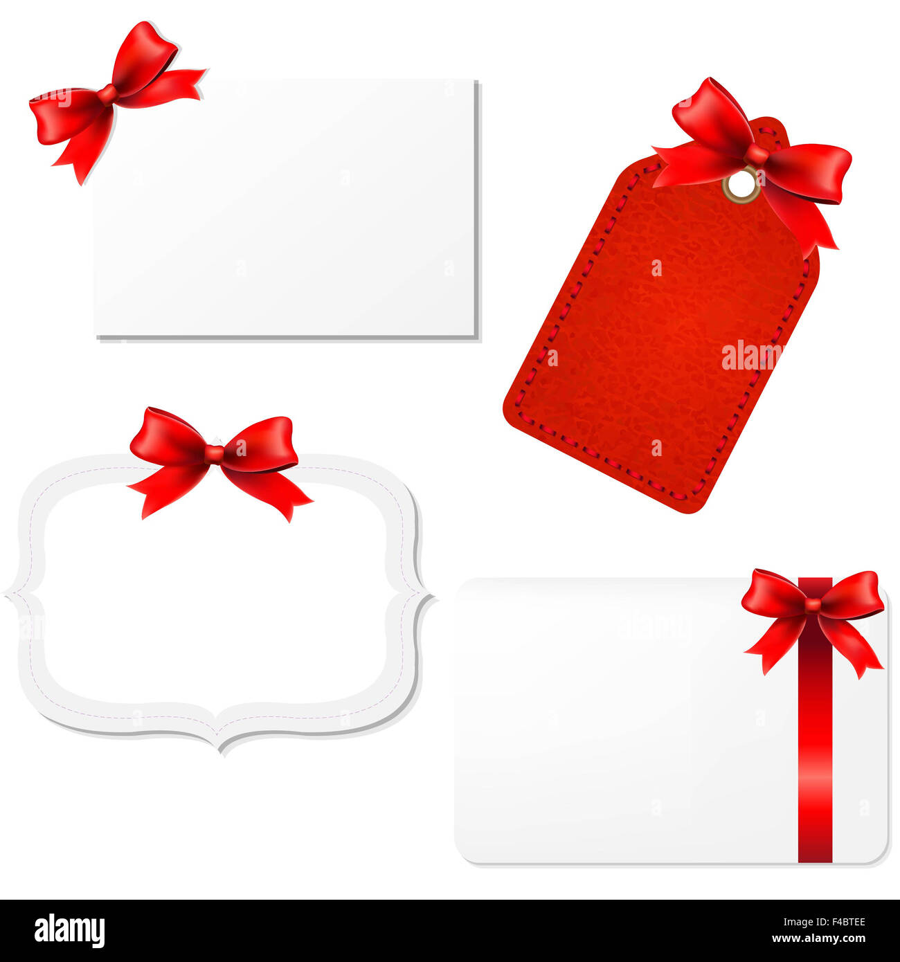 Big set blank gift tags hi-res stock photography and images - Alamy