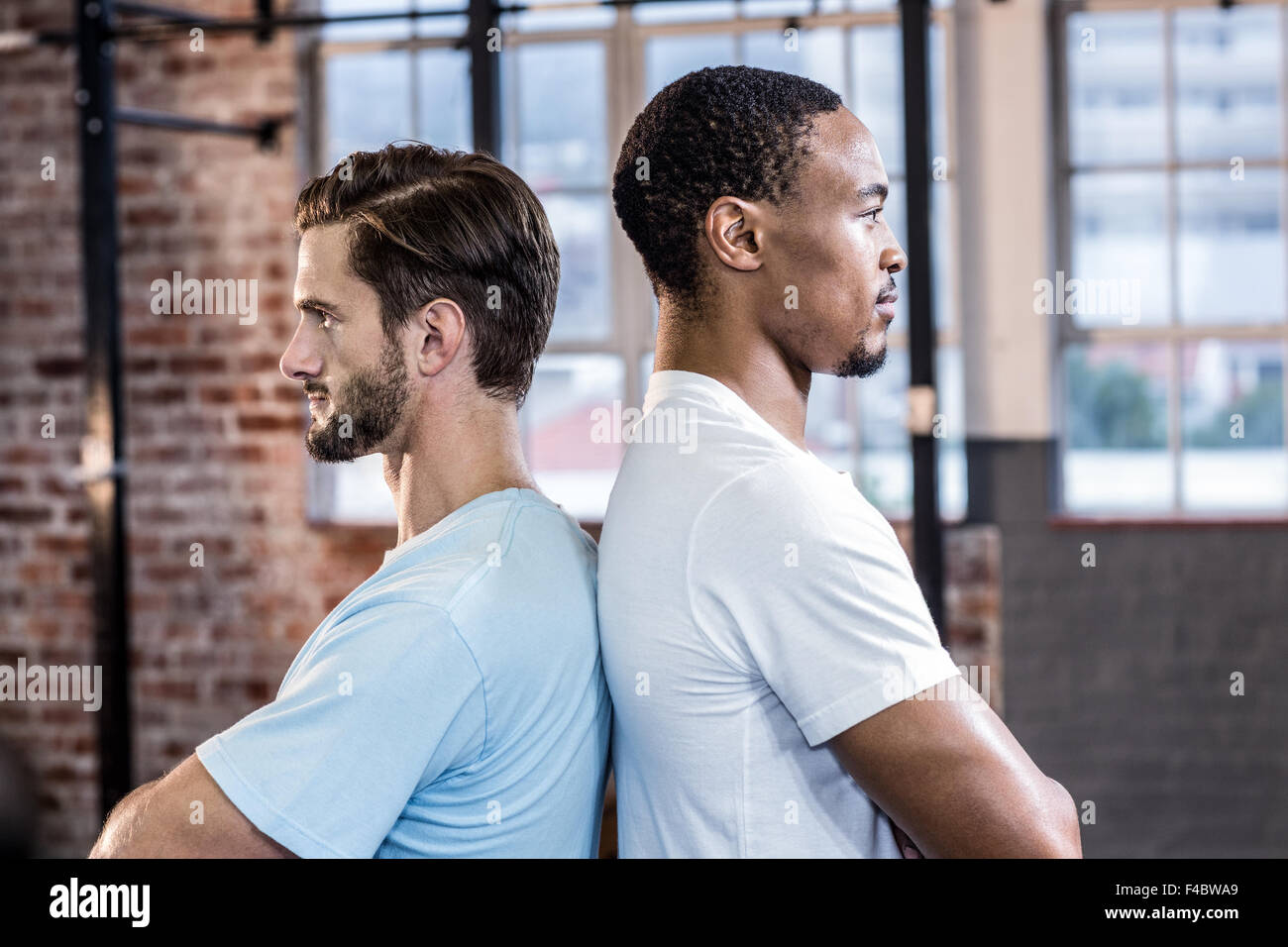 Man muscular back posing in hi-res stock photography and images - Alamy