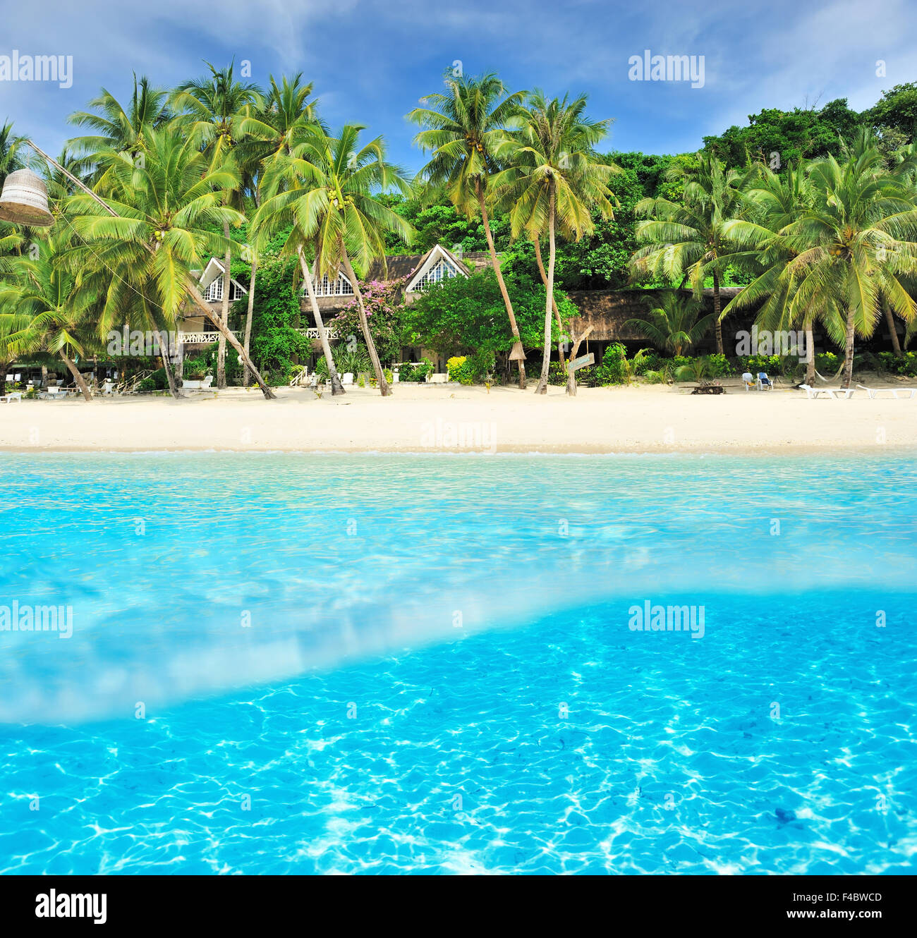 Split view sea bottom hi-res stock photography and images - Alamy