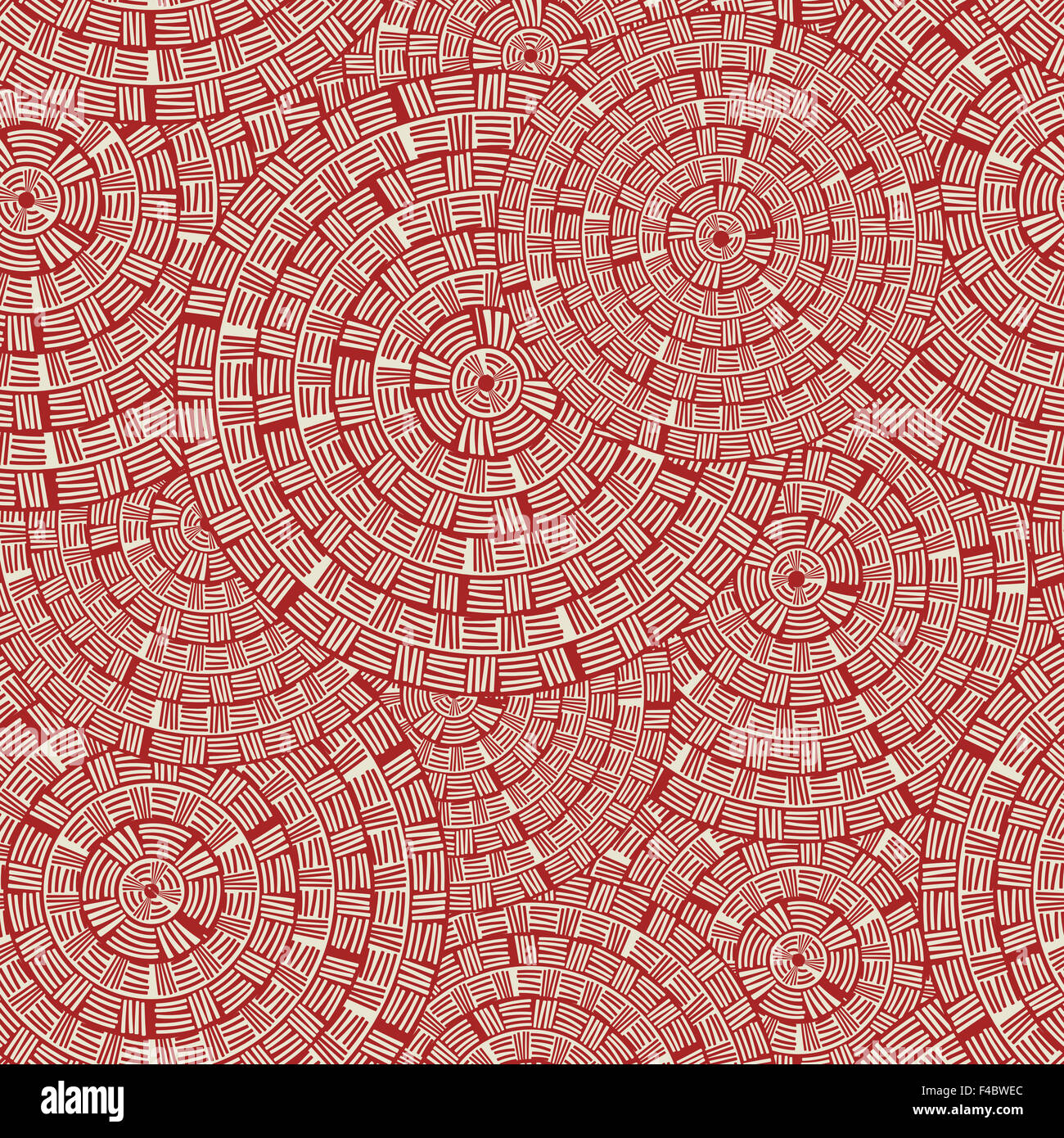 Trendy retro style circle pattern, wrapping paper design Stock Photo ...
