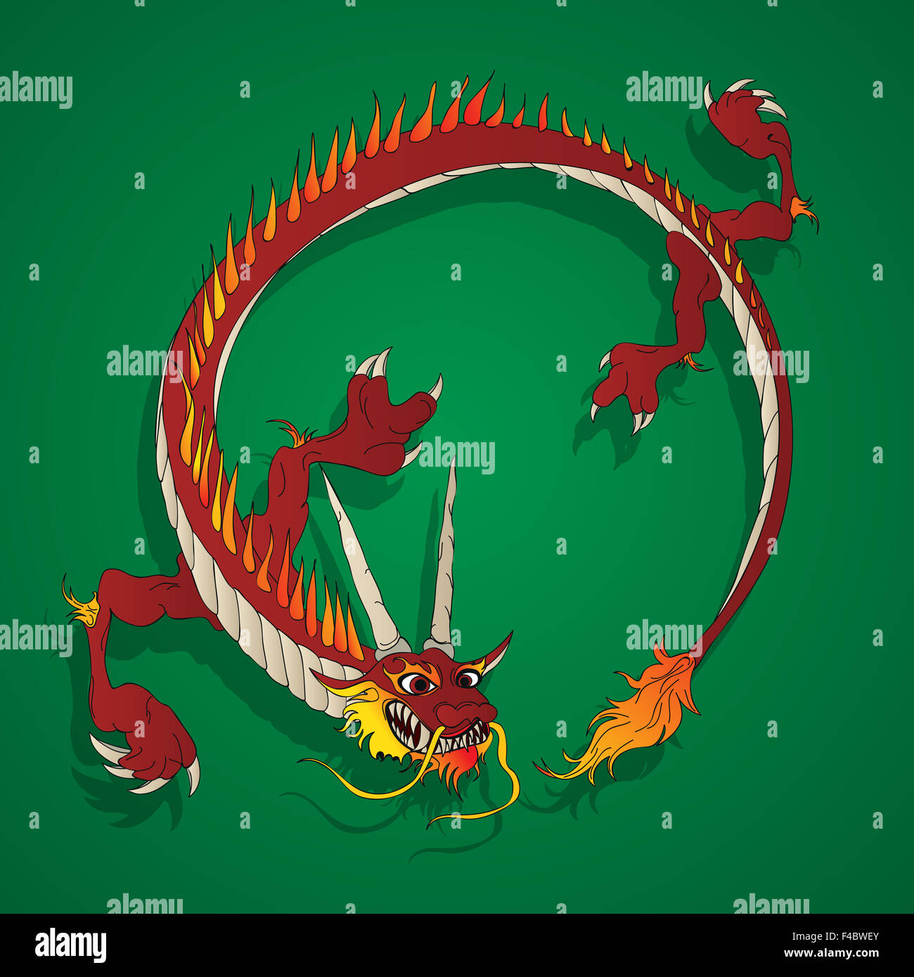 Deco dragon hi-res stock photography and images - Alamy
