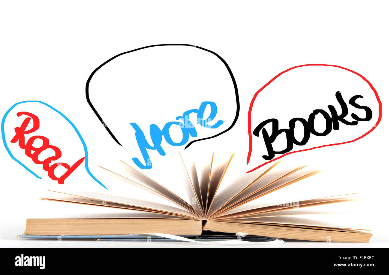 Read More Books Concept Stock Photo - Alamy