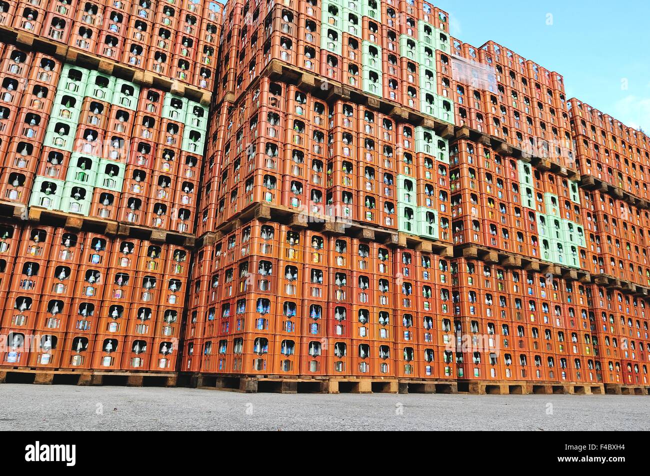 Mineral water bottle crate hi-res stock photography and images - Alamy