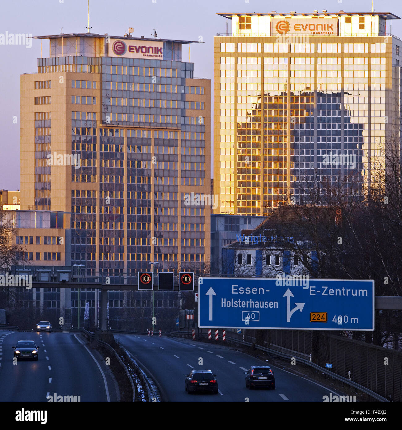 Essen skyline hi-res stock photography and images - Alamy